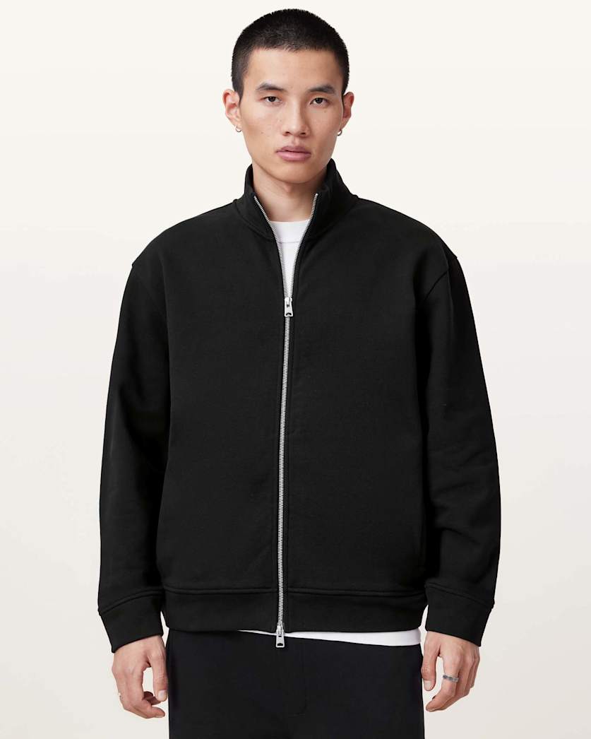 Carson Track Jacket Washed Black | ALLSAINTS